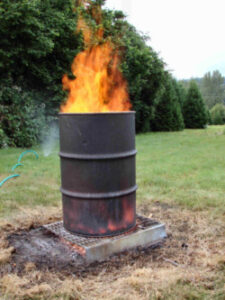 How to make a burn barrel? Quick, simple and effective method